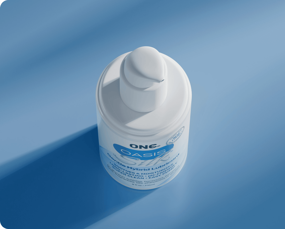 Oasis Silk® Personal Lubricant by ONE® | Hybrid Moisturizing Lubricant