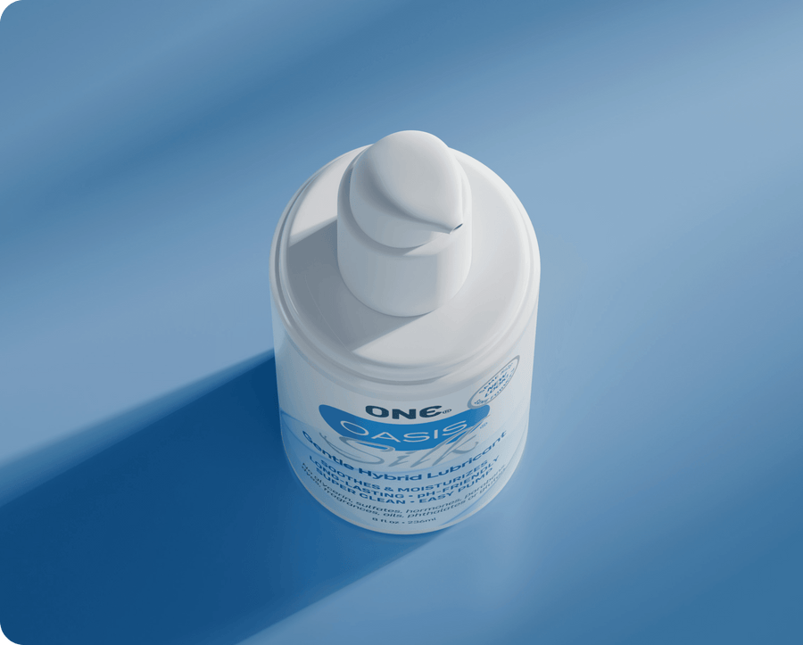 Oasis Silk® Personal Lubricant by ONE® | Hybrid Moisturizing Lubricant