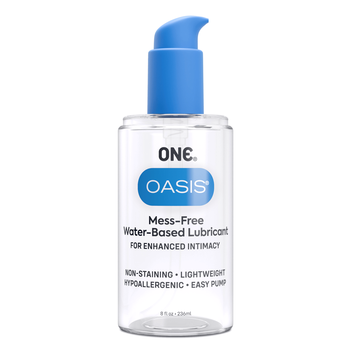 Oasis® Water-based Hypoallergenic Personal Lubricant by ONE® | Hydrating