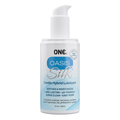Oasis Silk® Personal Lubricant by ONE® | Hybrid Moisturizing Lubricant
